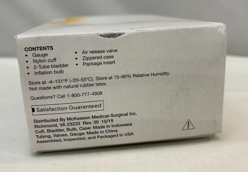 McKesson LUMEON Adult Cuff Arm Aneroid Sphygmomanometer w/ original box ...