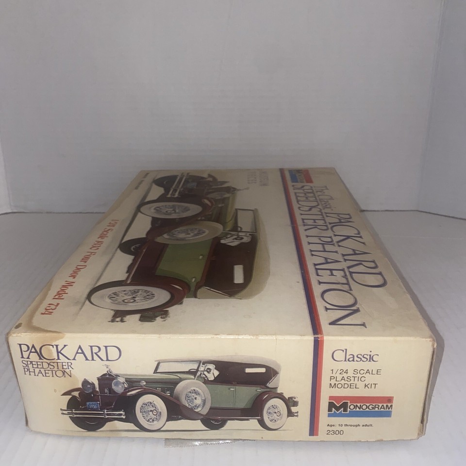 MONOGRAM PACKARD SPEEDSTER PHAETON 1:24TH SCALE CAR MODEL KIT | eBay
