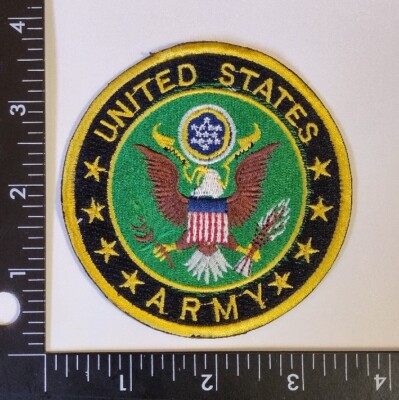US ARMY Military Quality Patch Embroidered Iron On Fast Shipping with ...
