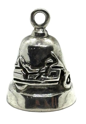 Handmade Sterling Silver Motorcycle Ride Touring Bike Ride Bell Gremlin ...