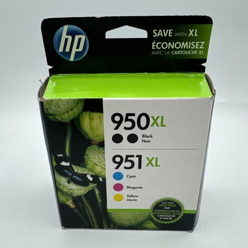 HP 950XL 951XL Ink Cartridges Genuine 4 Pack Combo Multi Tri Color ...