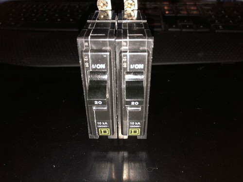 Square D 20 Amp Bolt on Breaker Q0b SWD 61 120/240 1 Pole for sale ...