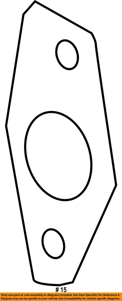 GM OEM 16-24 Equinox Cooling Water Pump-By-Pass Pipe Gasket 12635750 | eBay