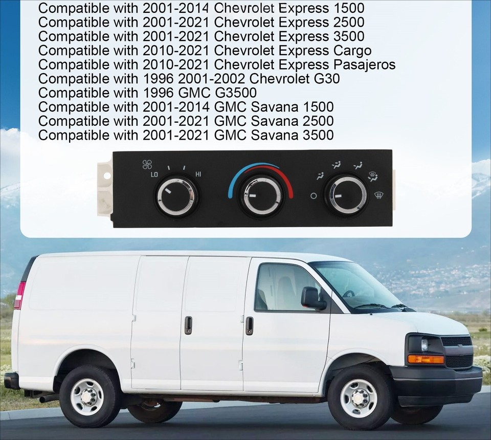 NEW 84793086 CLIMATE CONTROL UNIT FOR CHEVY EXPRESS VAN SAVANA 3500 ...