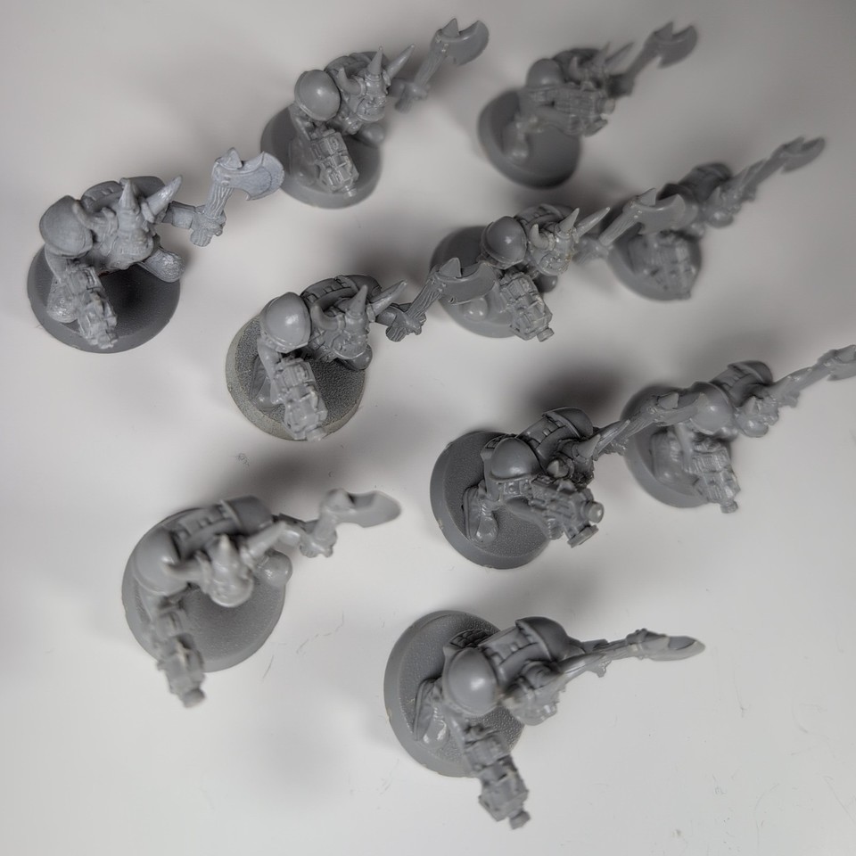 Warhammer 40k Ork OOP Mini Goffs Ork Boyz Collection | eBay