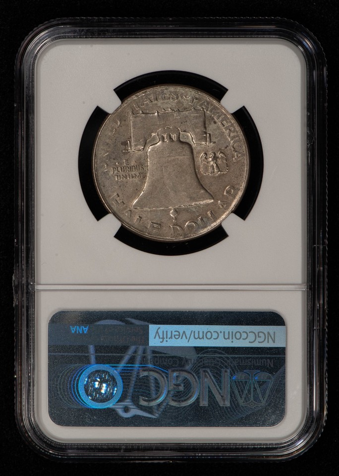 1963 50c Franklin Half Dollar - Mint Error - 75% Silver Planchet NGC ...