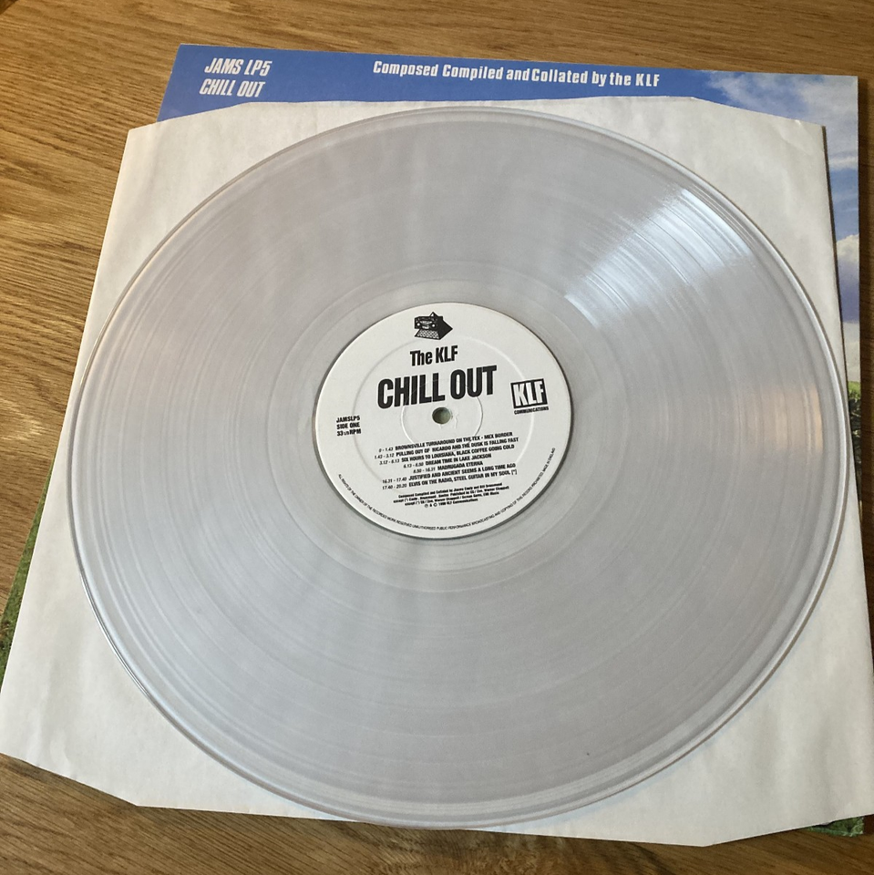 KLF - Chill Out - Clear vinyl reissue with 'file under ambient' vinyl ...