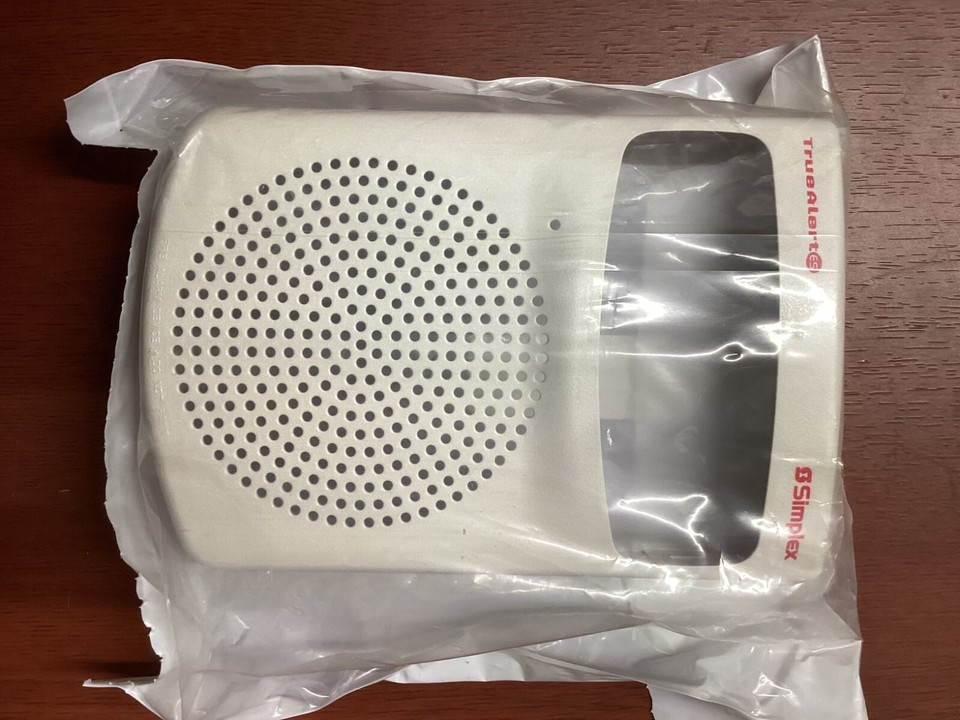 Simplex, 49SVC-WWFIRE, Speaker Strobe Cover Wall White, New - Open | eBay