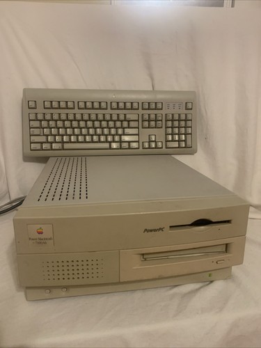 Apple Power Macintosh 7100/66W M2391 (Powers On ) And Keyboard. | eBay