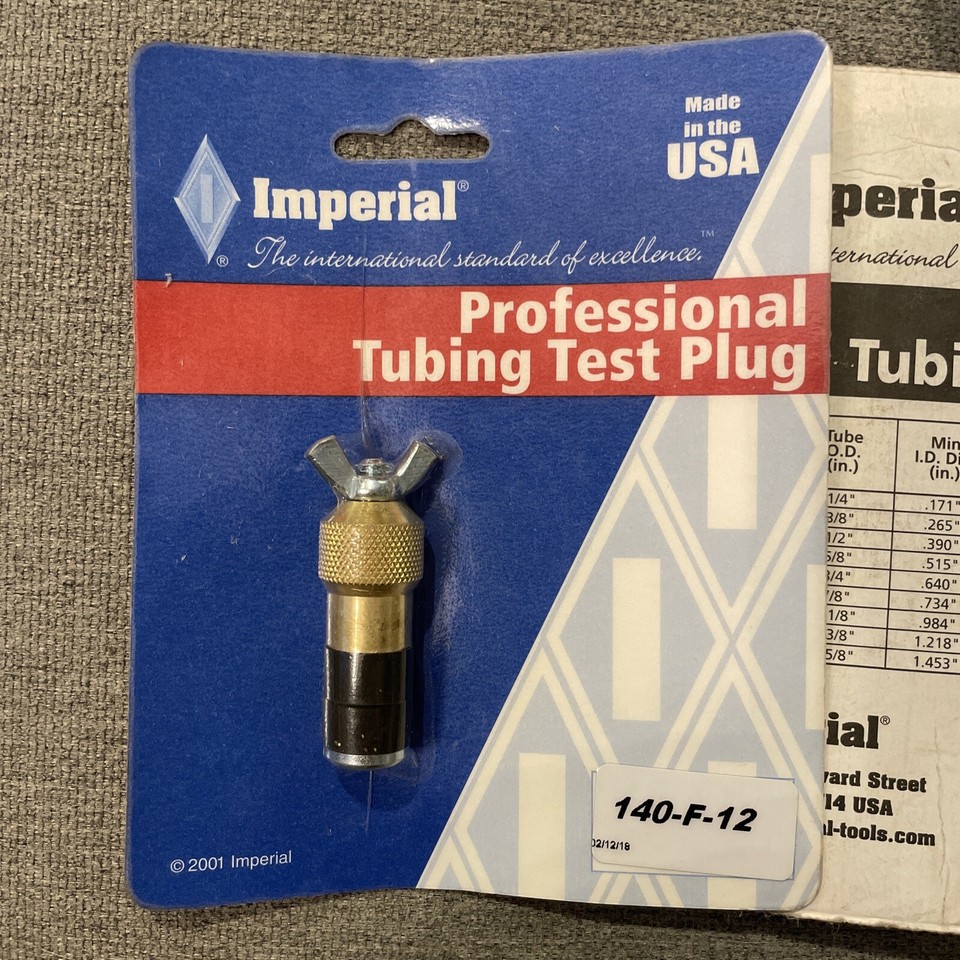 12 Pipe and Tubing Plugs - All New - Imperial, Gripper, Shaw & Test ...