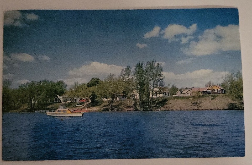 Vintage Photo Postcard Old Town Camp Clitherall Lake Clitherall ...