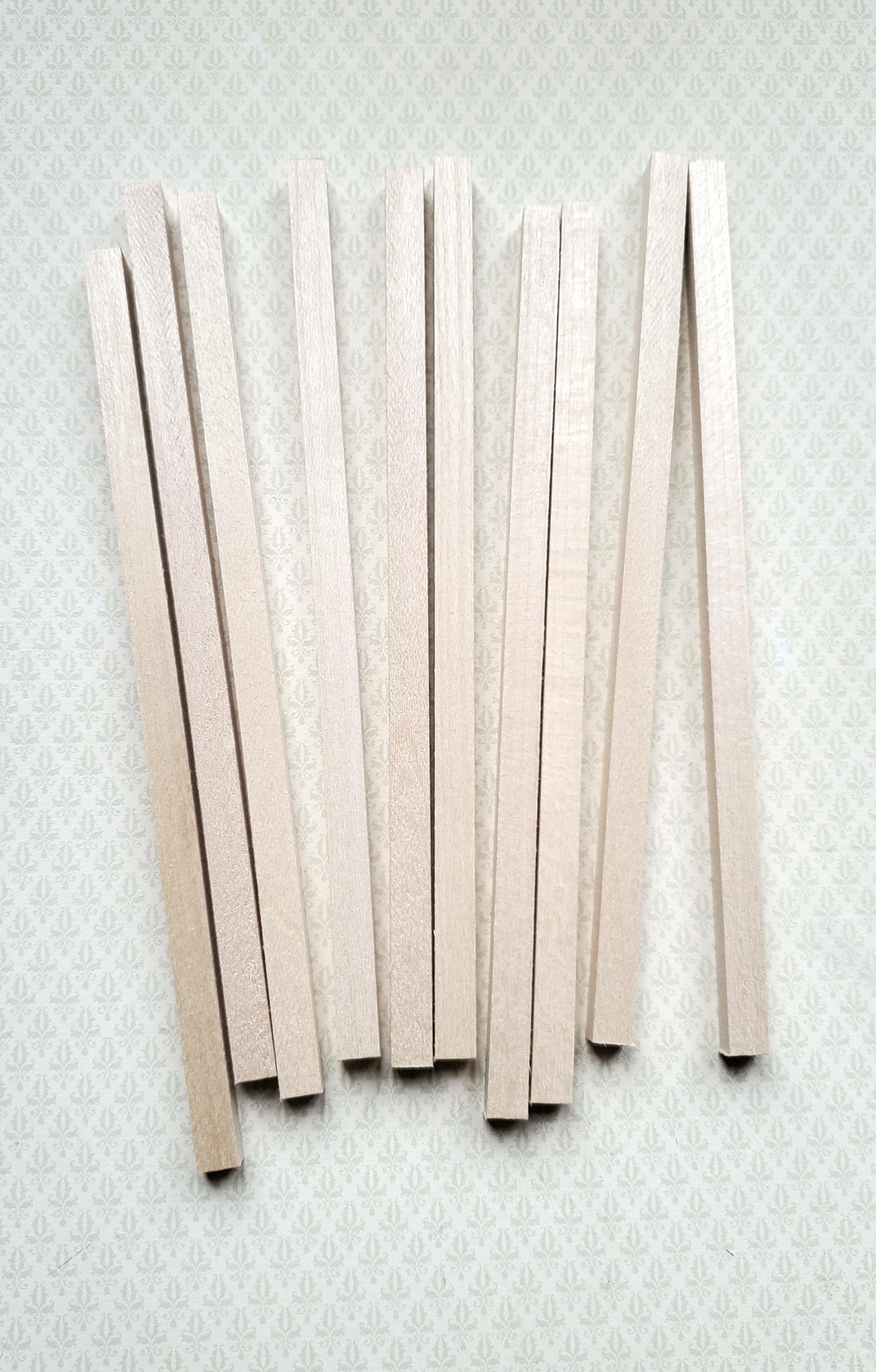 Dollhouse Miniature Wood Beams Posts 1/4 x 1/4 x 6" long Model Building ...