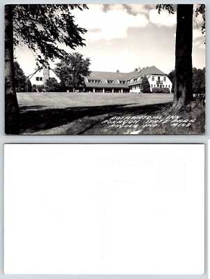 Angola Indiana POKAGON STATE PARK POTAWATOMI INN RPPC Postcard P407 | eBay