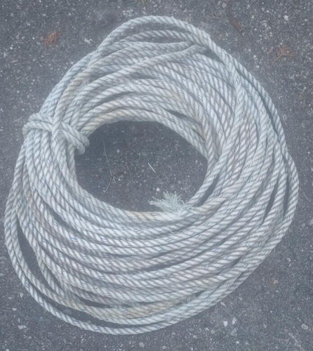 3/8 Thick Used Commercial Crabbing Line Rope - Approx 100 Feet Long ...