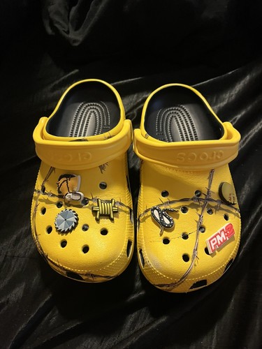Post Malone Barbed Wire Crocs Size 6 Women | eBay