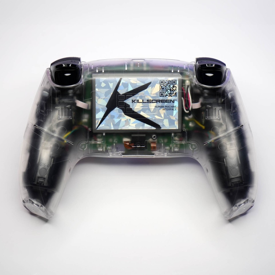 PS2 Crystal Clear PS5 Controller Killscreen Retro Pro DualSense Hair ...
