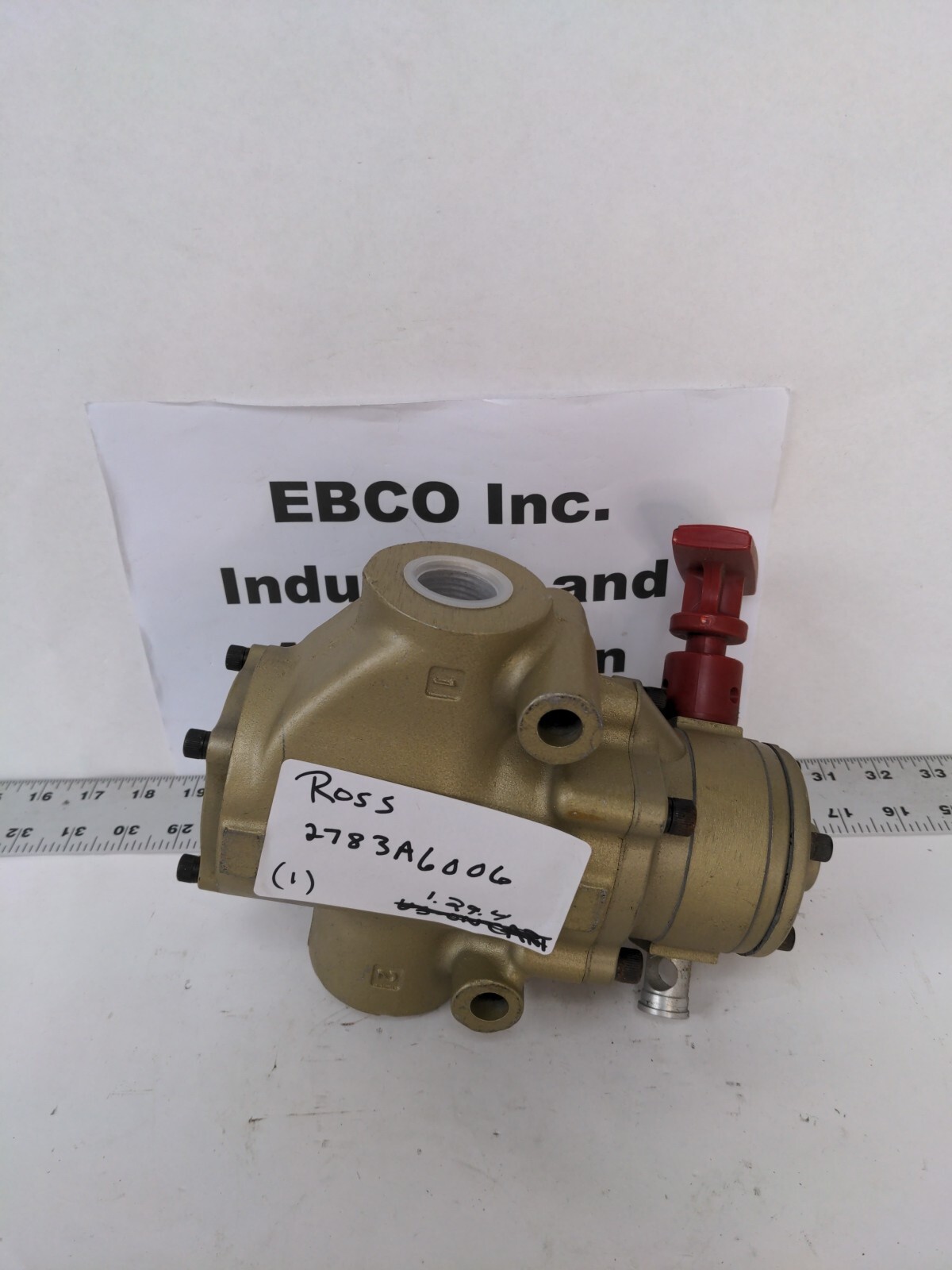 ROSS 2783A6006 1-10 BAR PNEUMATIC REGULATOR VALVE | eBay