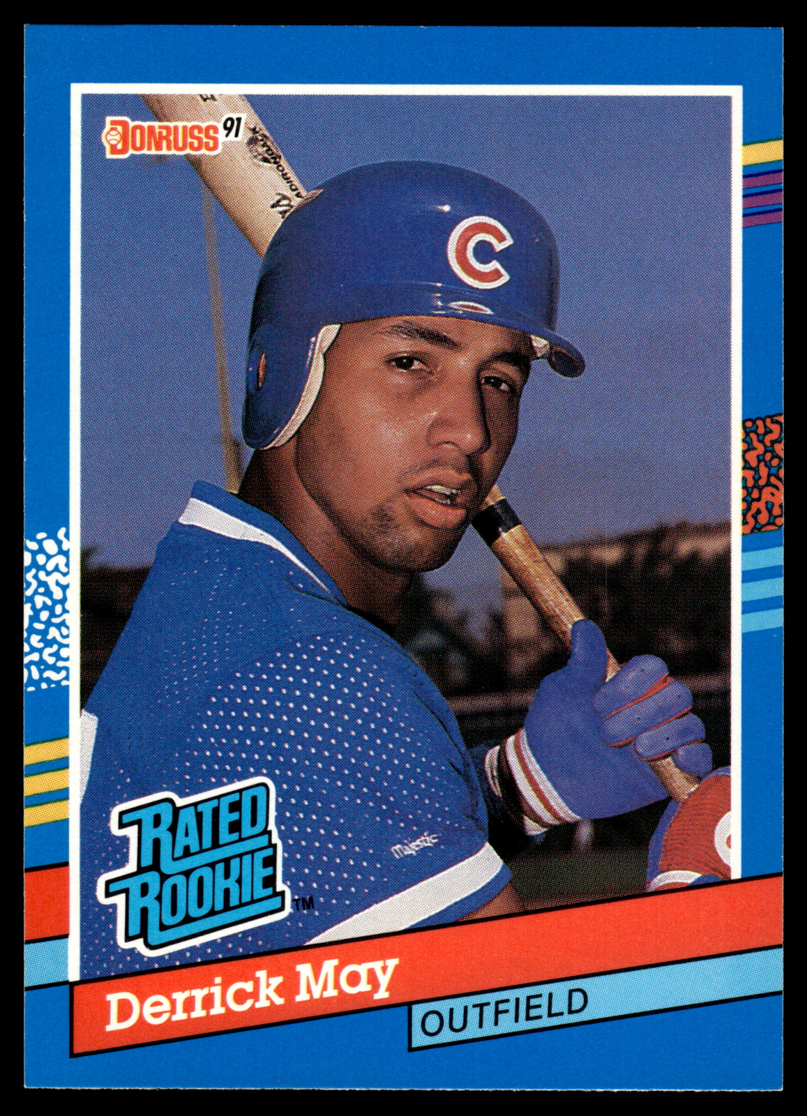 1991 Donruss #36 Derrick May Rookie Chicago Cubs | eBay