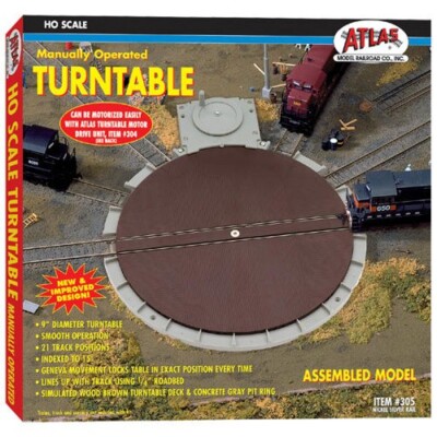Atlas 305 - Manually Operated Loco Turntable Ready Assembled H0/00 ...