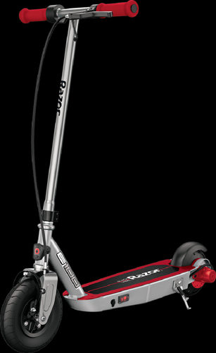 Razor 13112193 Black Label E100 Electric Scooter, Silver/Red | eBay