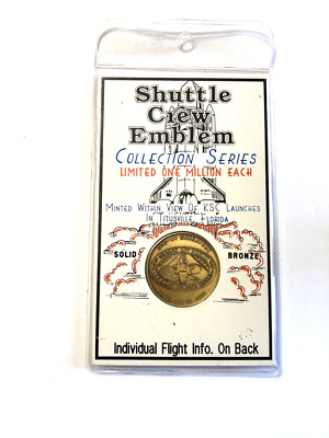 NASA Solid Bronze Coin Space Shuttle Crew Emblem STS-47 Endeavour | eBay