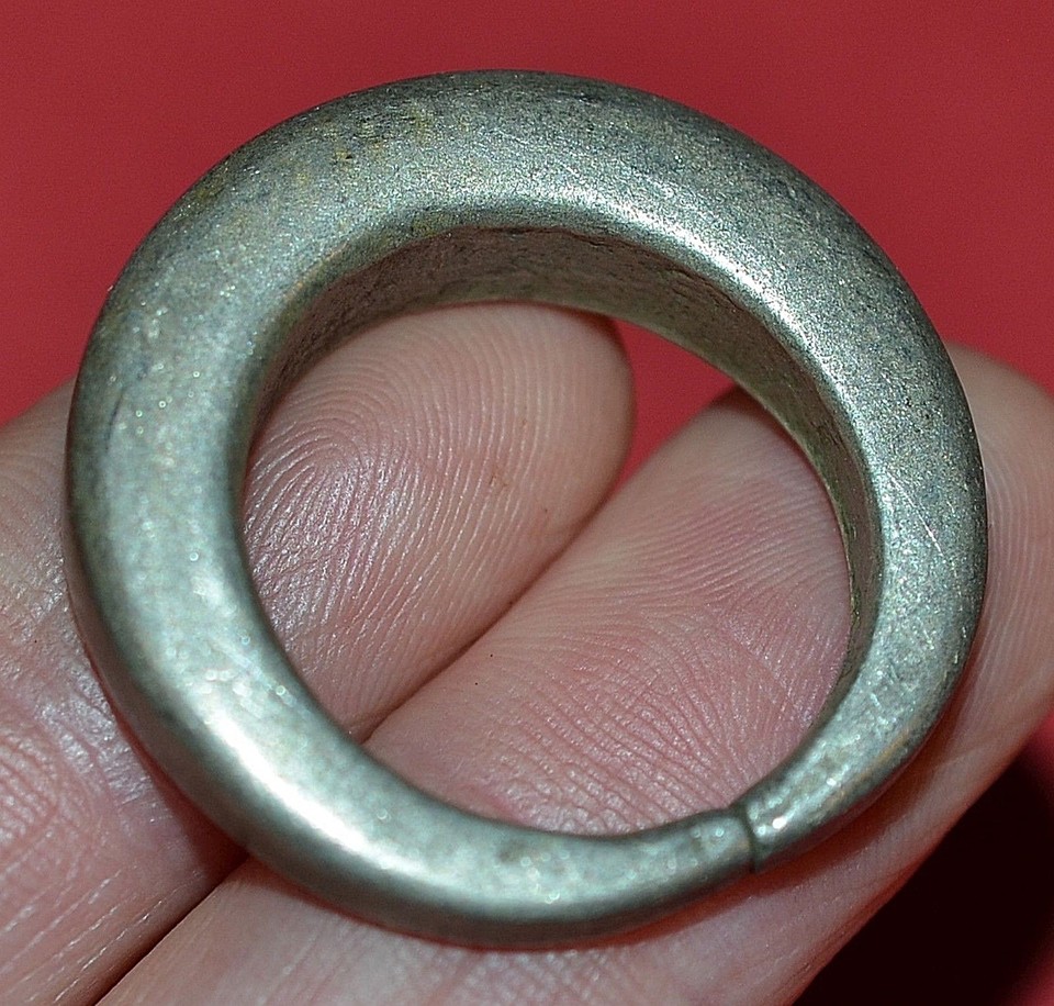 Antique African Nomadic Tuareg Metal Tribal Ring Niger Africa - Ring ...