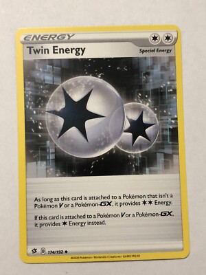 Pokemon Card Rebel Clash Twin Energy 174/192 Near Mint | eBay