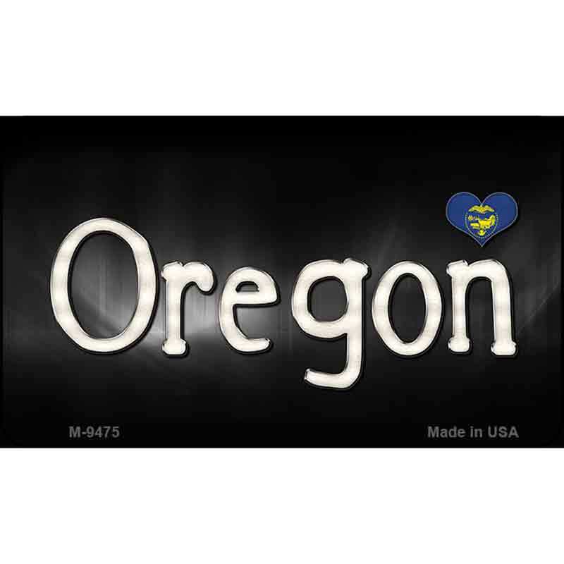 Oregon Flag Script Novelty Metal Magnet M-9475 | eBay