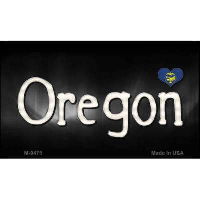 Oregon Flag Script Novelty Metal Magnet M-9475 | eBay