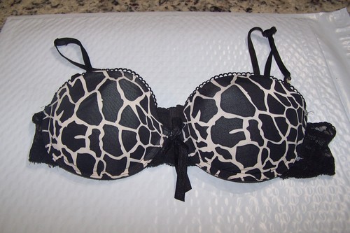 2 PC NATURE INTIMATES SEXY PUSH UP BRA ANIMAL PRINT LOUNGE WEAR SIZE ...