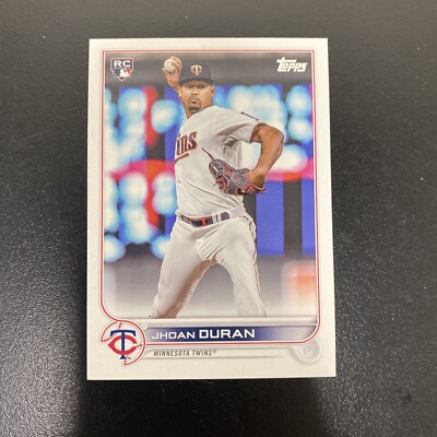 Jhoan Duran 2022 Topps Update Rookie RC Minnesota Twins #US277 | eBay