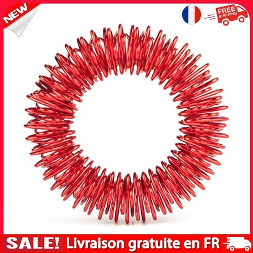 fr Spiky Hand Massage Acupuncture Rings Health Care Finger Lose Weight ...