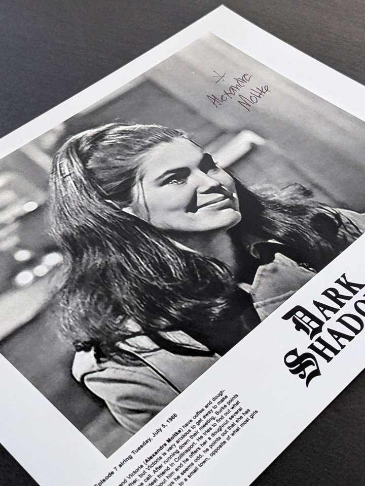 Alexandra Isles Moltke DARK SHADOWS signed 8x10 photo AUTOGRAPH coa | eBay