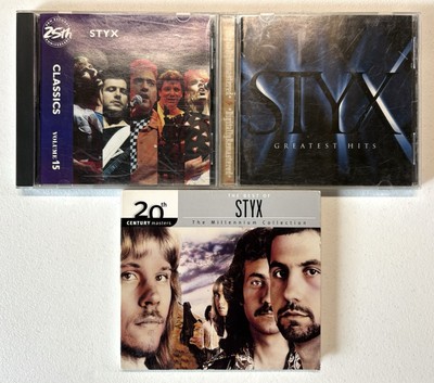 3x Styx CD Lot (Classics Volume 15, Greatest Hits & The Best Of ...