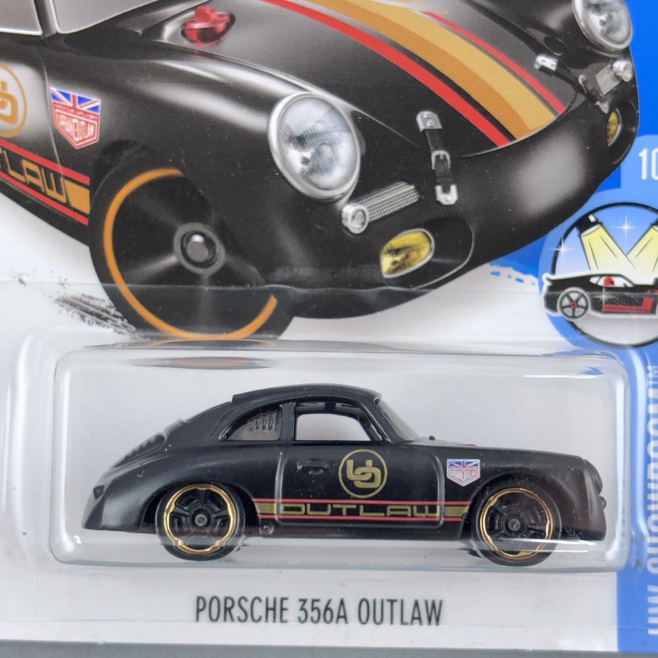 2016 Hot Wheels Porsche 356A Outlaw Matte Black Magnus Walker First ...