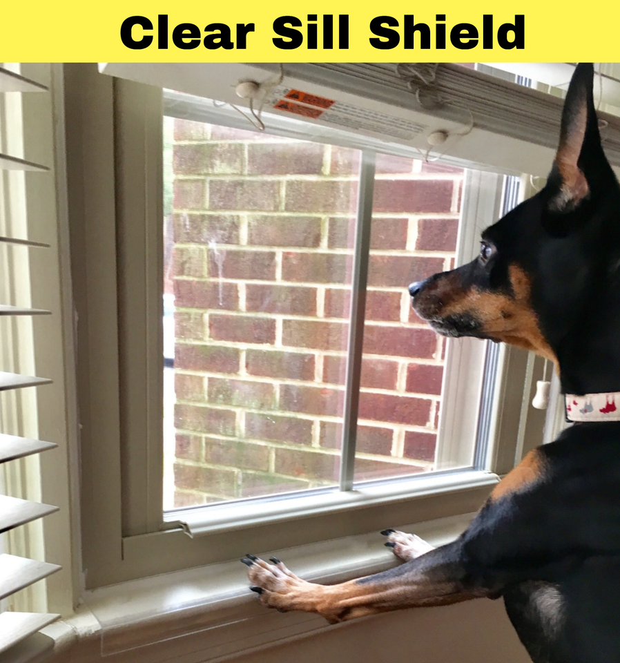DOG PET WINDOW SILL LEDGE PROTECTOR - SILL SHIELD GUARD COVER PREVENTS ...