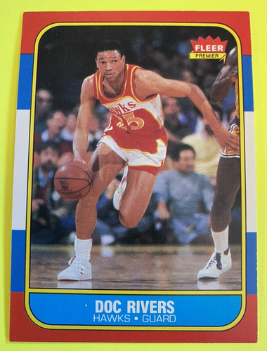 1986-87 Fleer Doc Rivers #31 RC Rookie Basketball Card Hawks 220934 JK1 ...