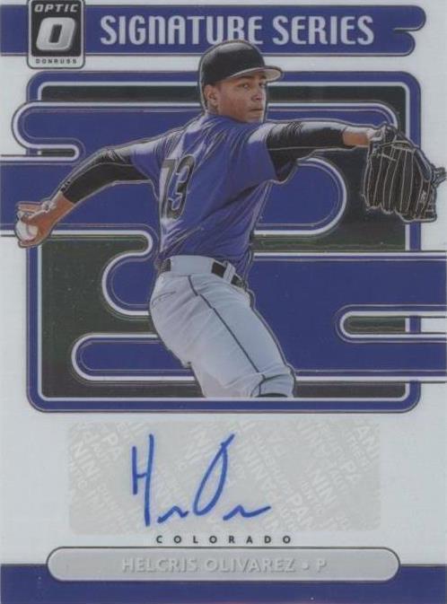2021 Panini Donruss Optic - Signature Series Helcris Olivarez #SS-HO ...