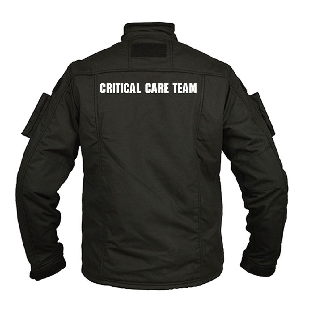Kommando Fleece Critical Care Team Jacke Patch Notarzt Rettungsdienst ...