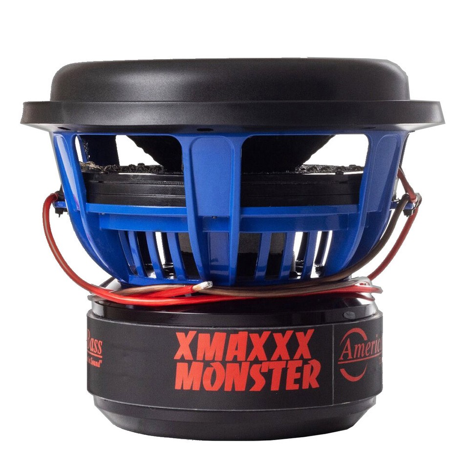 AMERICAN BASS XMAXXX MONSTER 12" 3000W/6000W (RMS/MAX) XMAX 1-OHM DVC ...