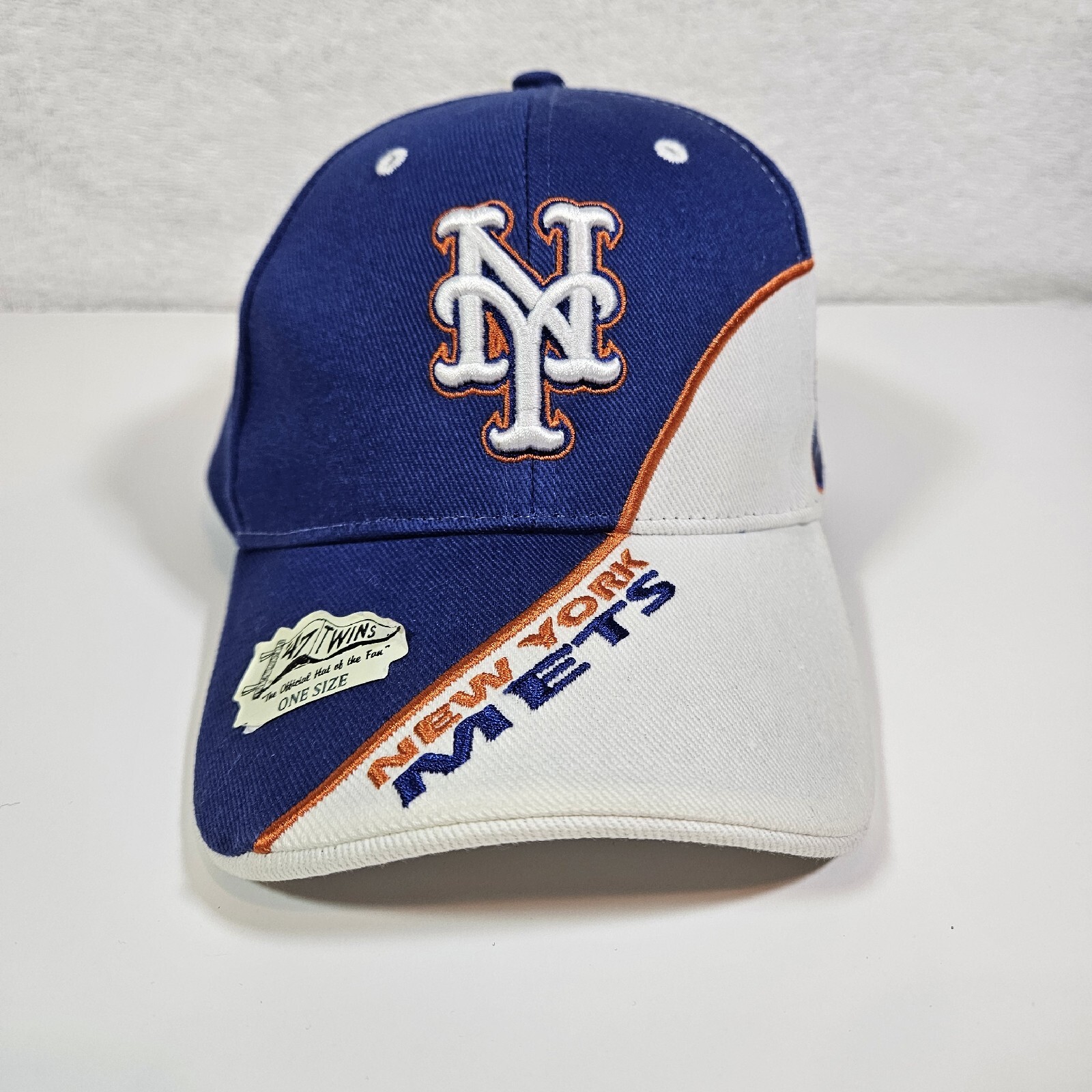 New York Mets Hat '47 Twins Strapback Adjustable Cap Men Baseball MLB ...