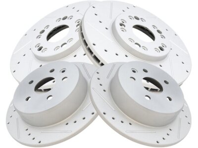 TRQ 57KC88K Brake Rotor Set Fits 1993-2005 Lexus GS300 | eBay
