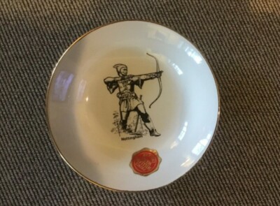 Prince William Ware Nottingham England Bowl Dish Gold Rimmed 5 inch ...