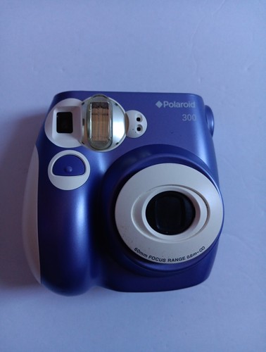 Polaroid 300 Instant Film Camera Purple And White UNTESTED | eBay