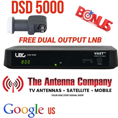 VAST Decoder Satellite Receiver UEC Altech 2024 UEC DSD 5000 RV free ...