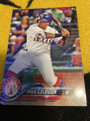 2018 Topps Will Calhoun RC Texas Rangers #245 | eBay