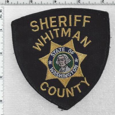 Whitman County Sheriff (Washington) 1st Issue Shoulder Patch | eBay