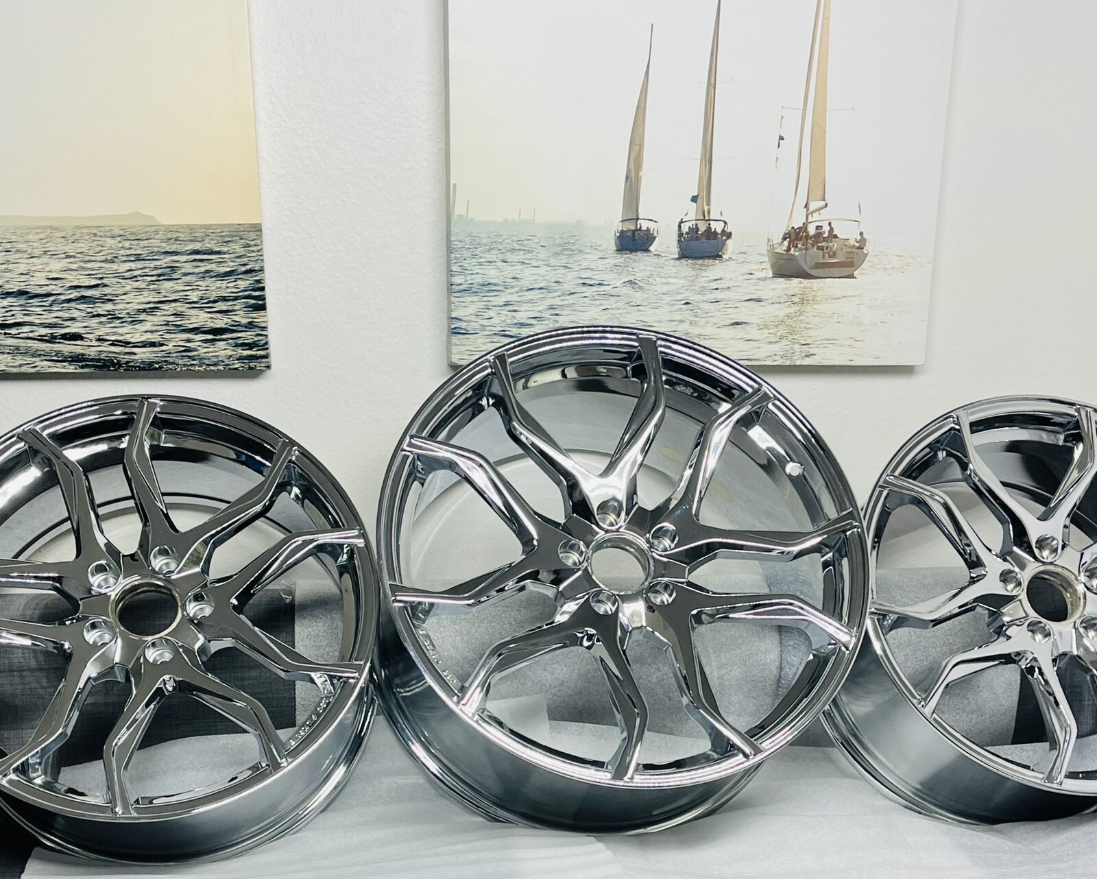 2020 -23 Polaris Slingshot CHROME WHEELS 1523260–402M, 1523261-402M ...