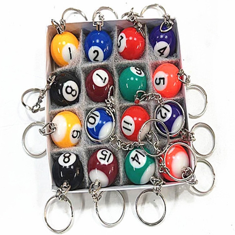 KeyChain Part Rings Snooker Snooker Cue Accessories Ball Key Beautiful ...