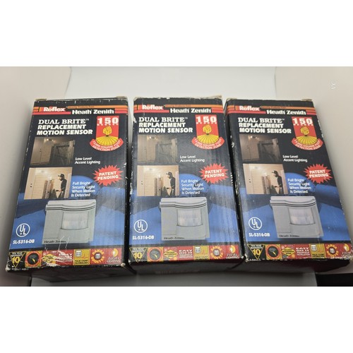 Heath Zenith Dual Brite Replacement Motion Sensor SL-5316-DB Lot of 3 ...